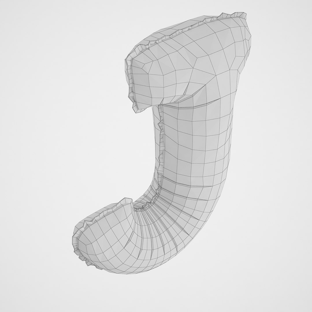 3D Model Balloon Letter J - TurboSquid 1384288