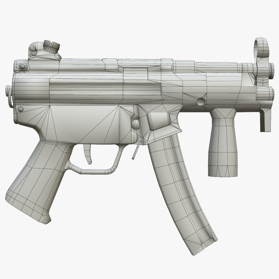 Mp5k Polys 3d Max