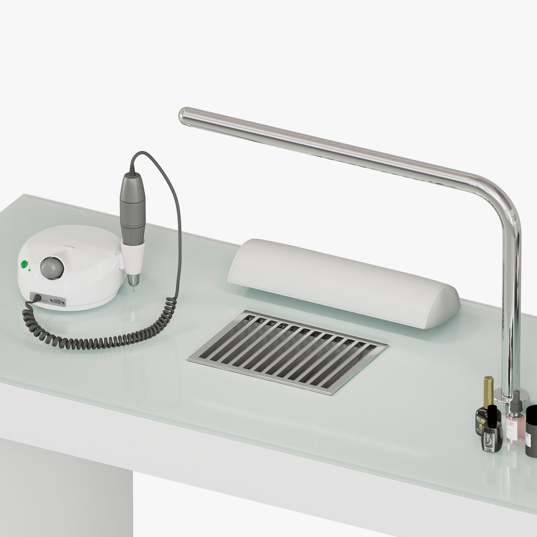 Manicure Table SMART NAILS Maletti Nilo 3D Model - TurboSquid 2072902