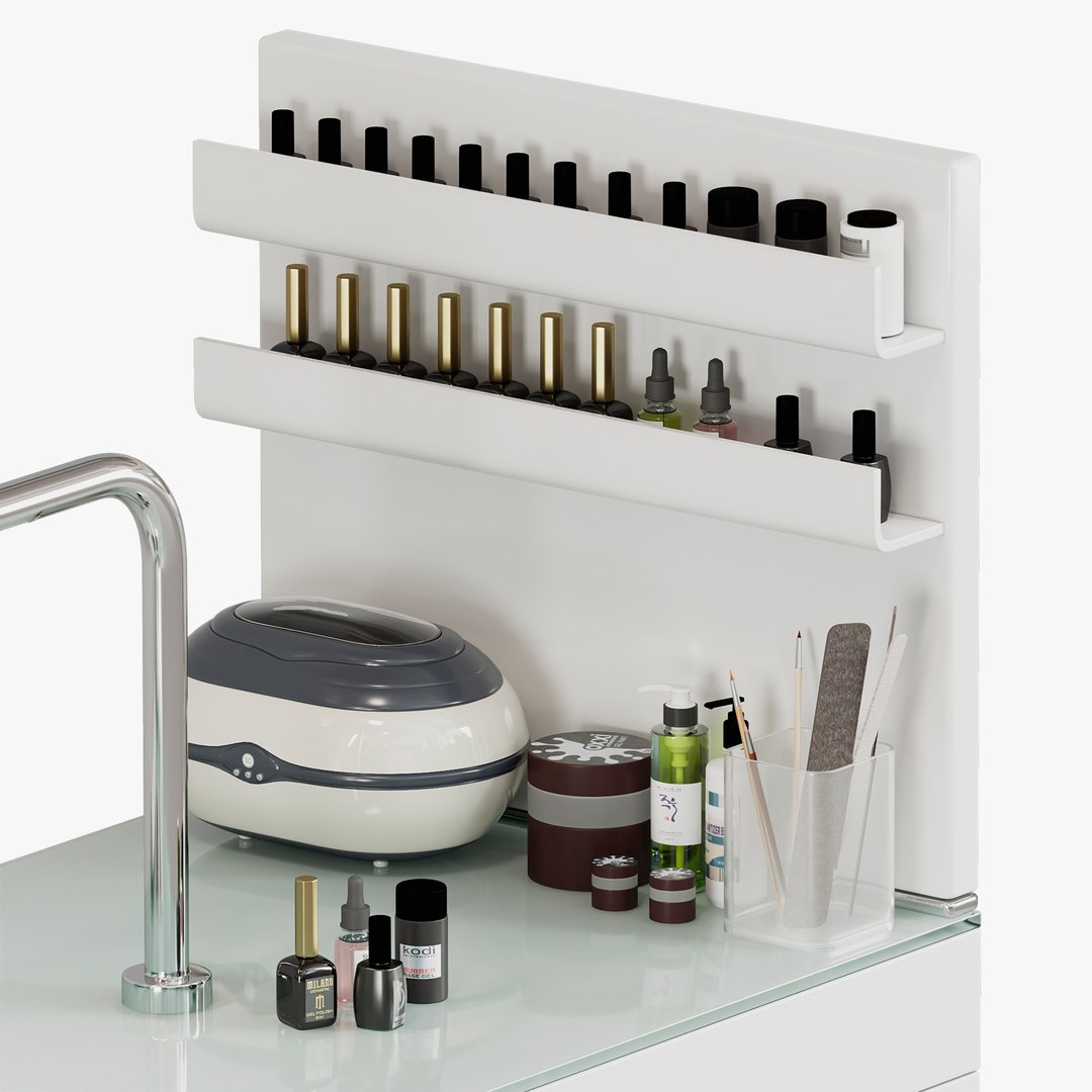 Manicure Table SMART NAILS Maletti Nilo 3D Model - TurboSquid 2072902