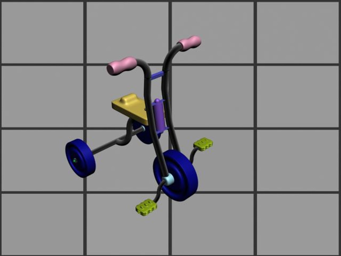 3d Model Tricycle
