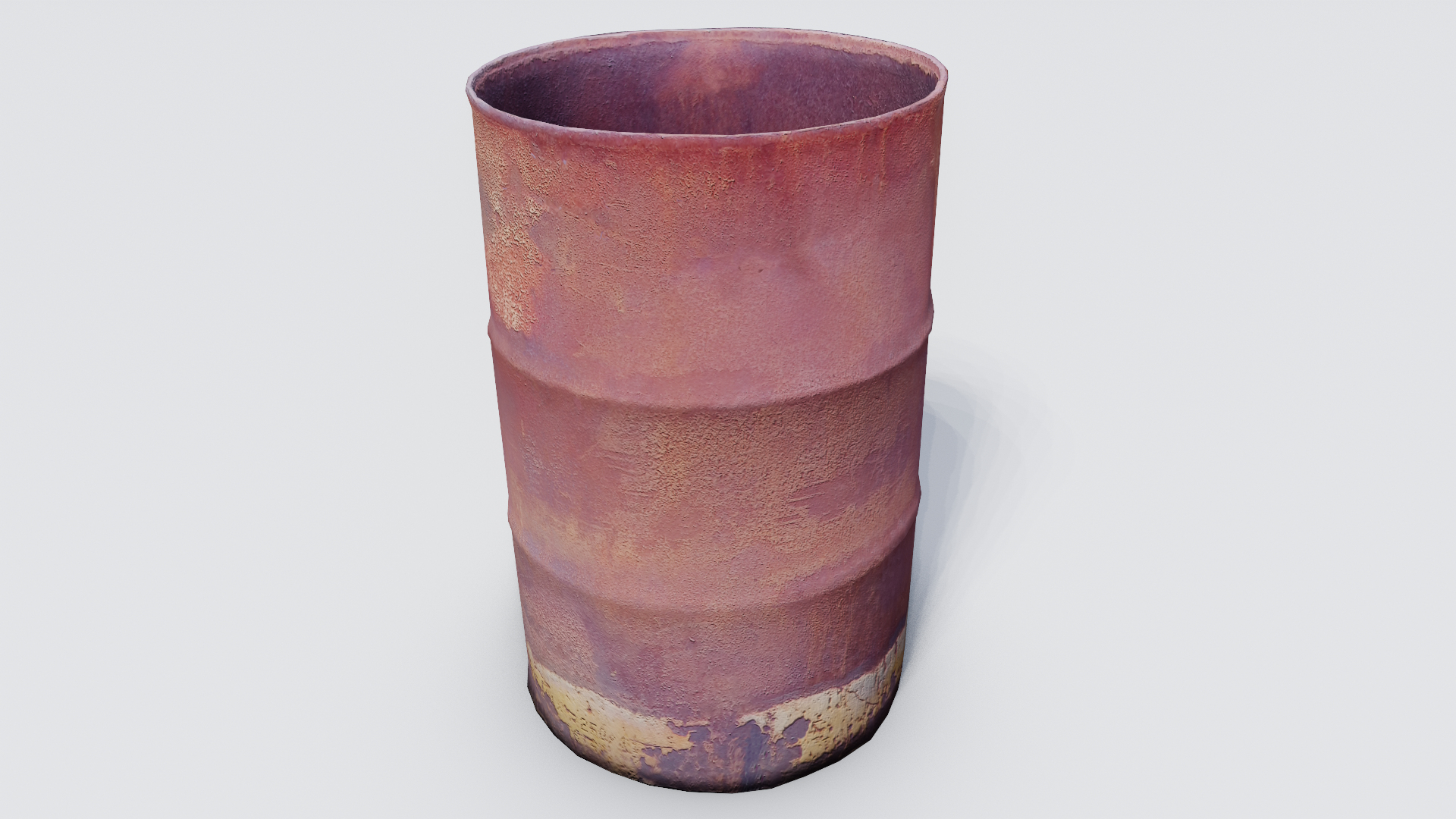 3D Rusty Metal Barrel - TurboSquid 1816977