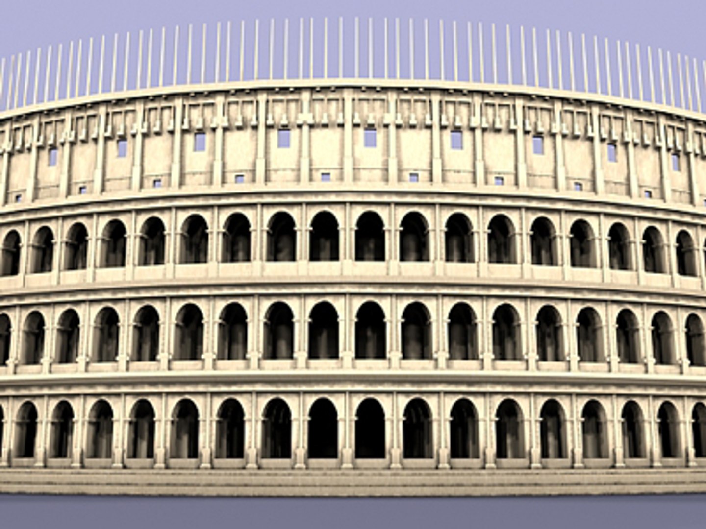 Roman Colosseum 3d Model