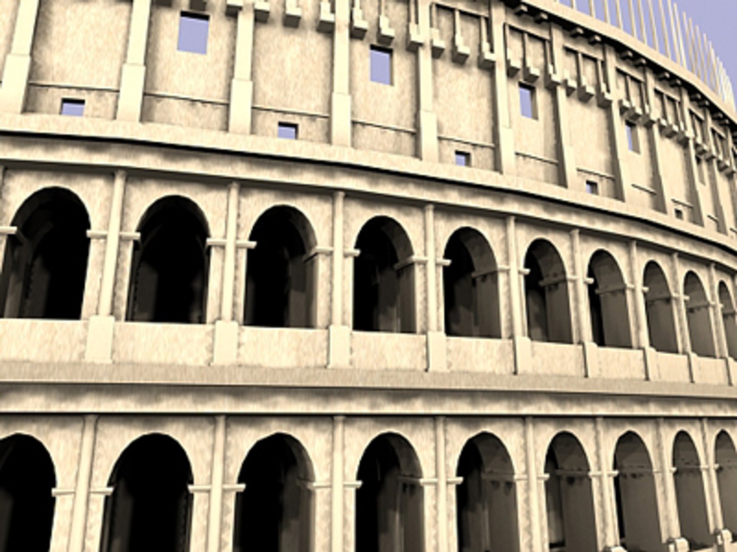 Roman Colosseum 3d Model