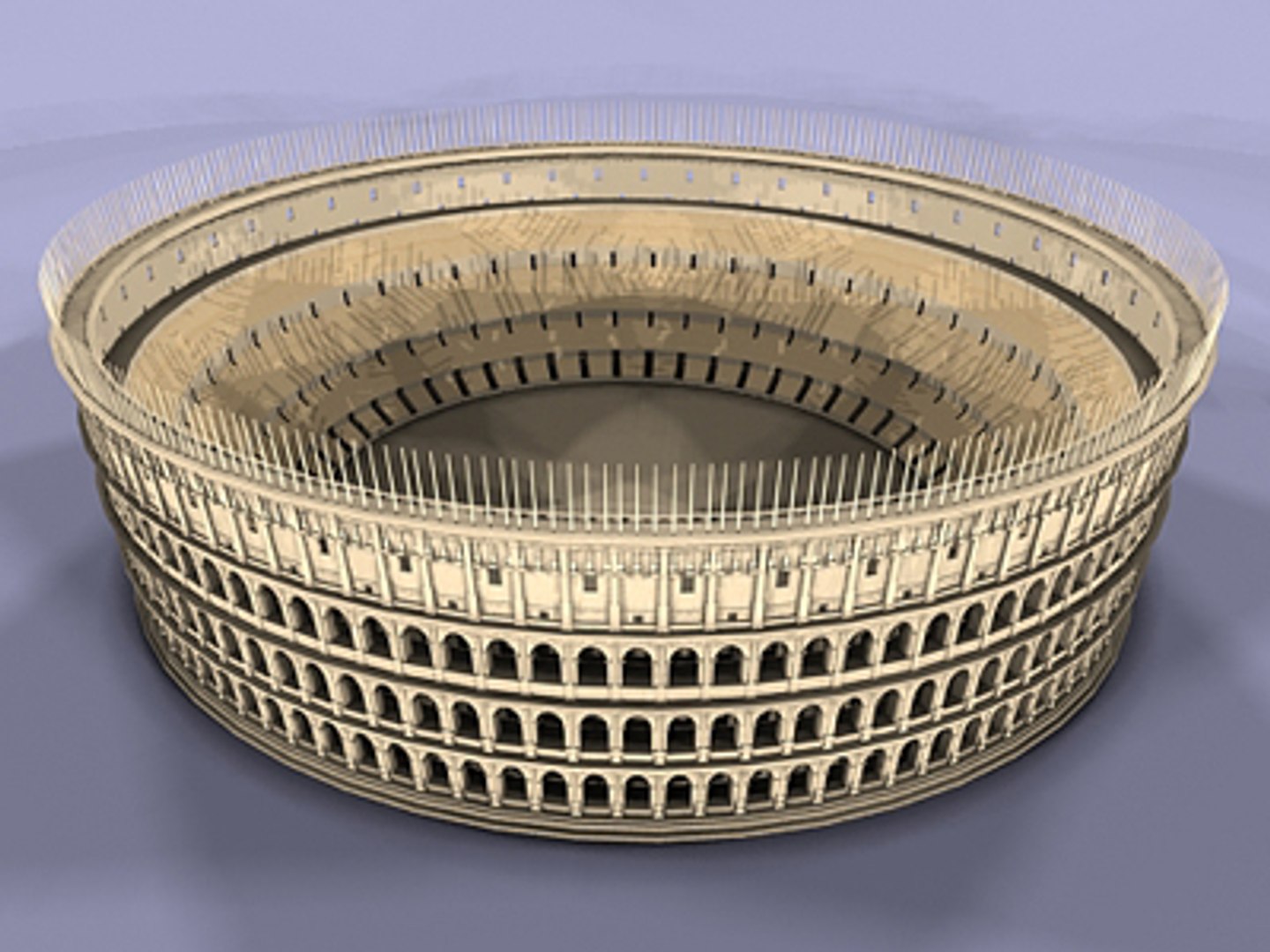 Roman Colosseum 3d Model