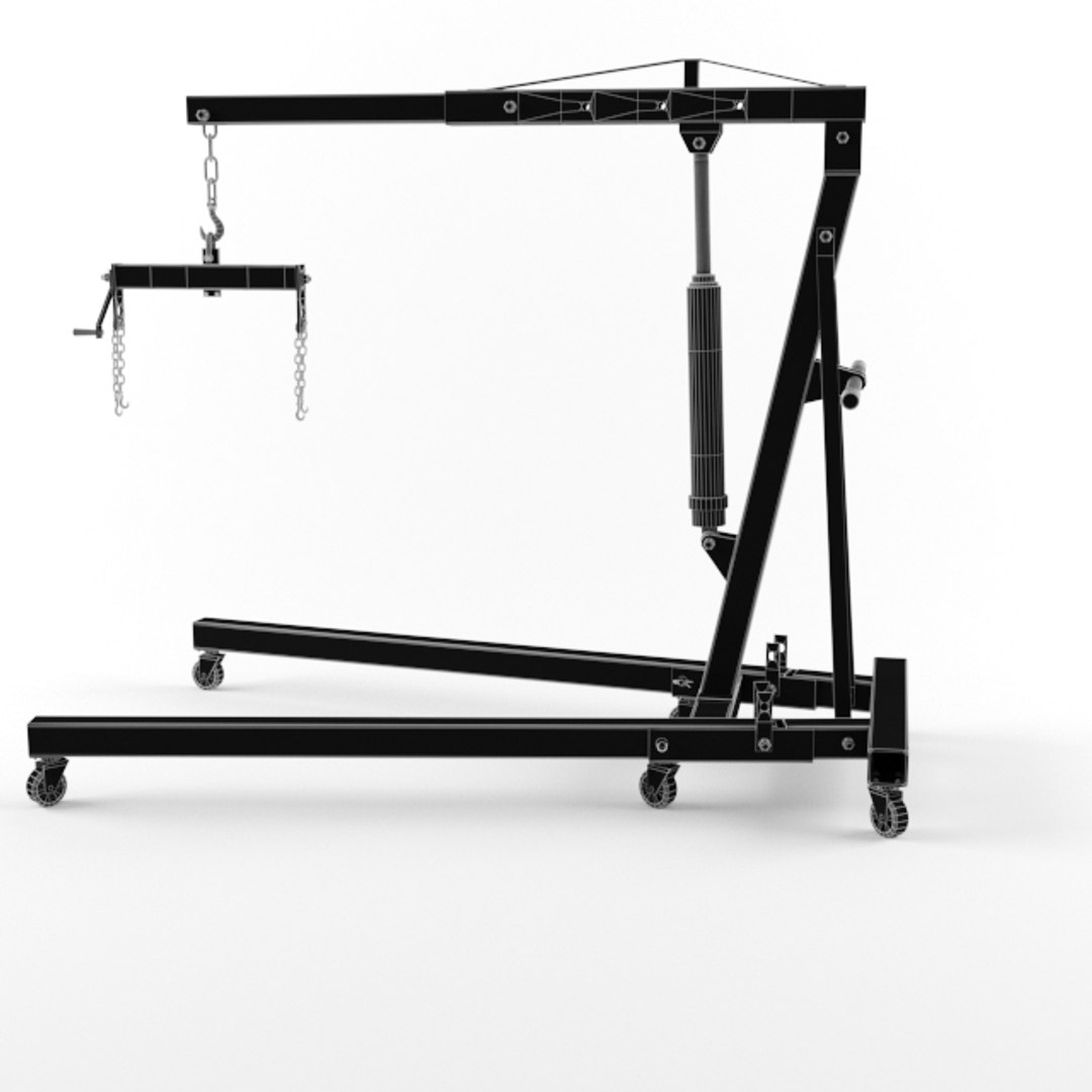 3D Engine Hoists 2 Model - TurboSquid 1350478