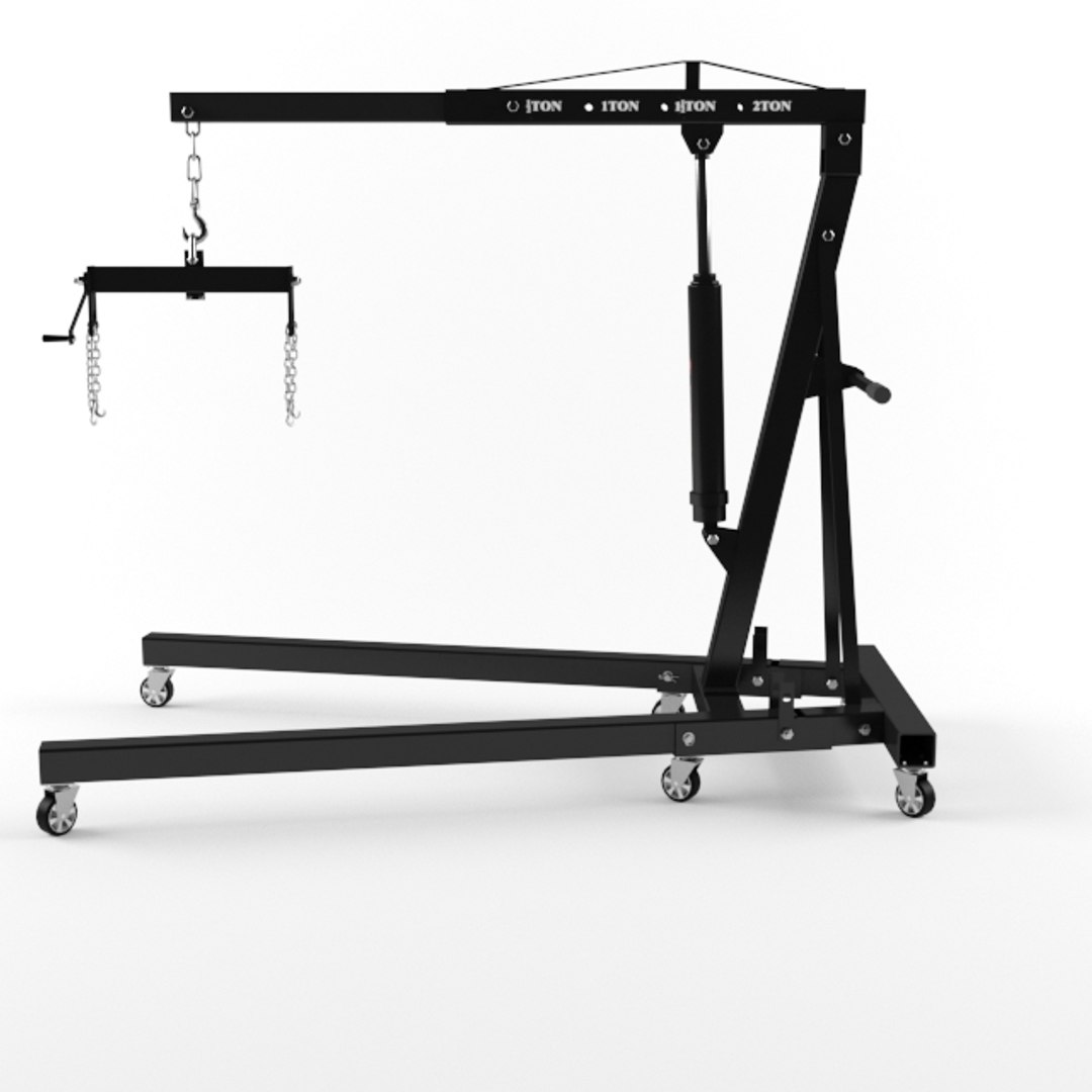 3D Engine Hoists 2 Model - TurboSquid 1350478