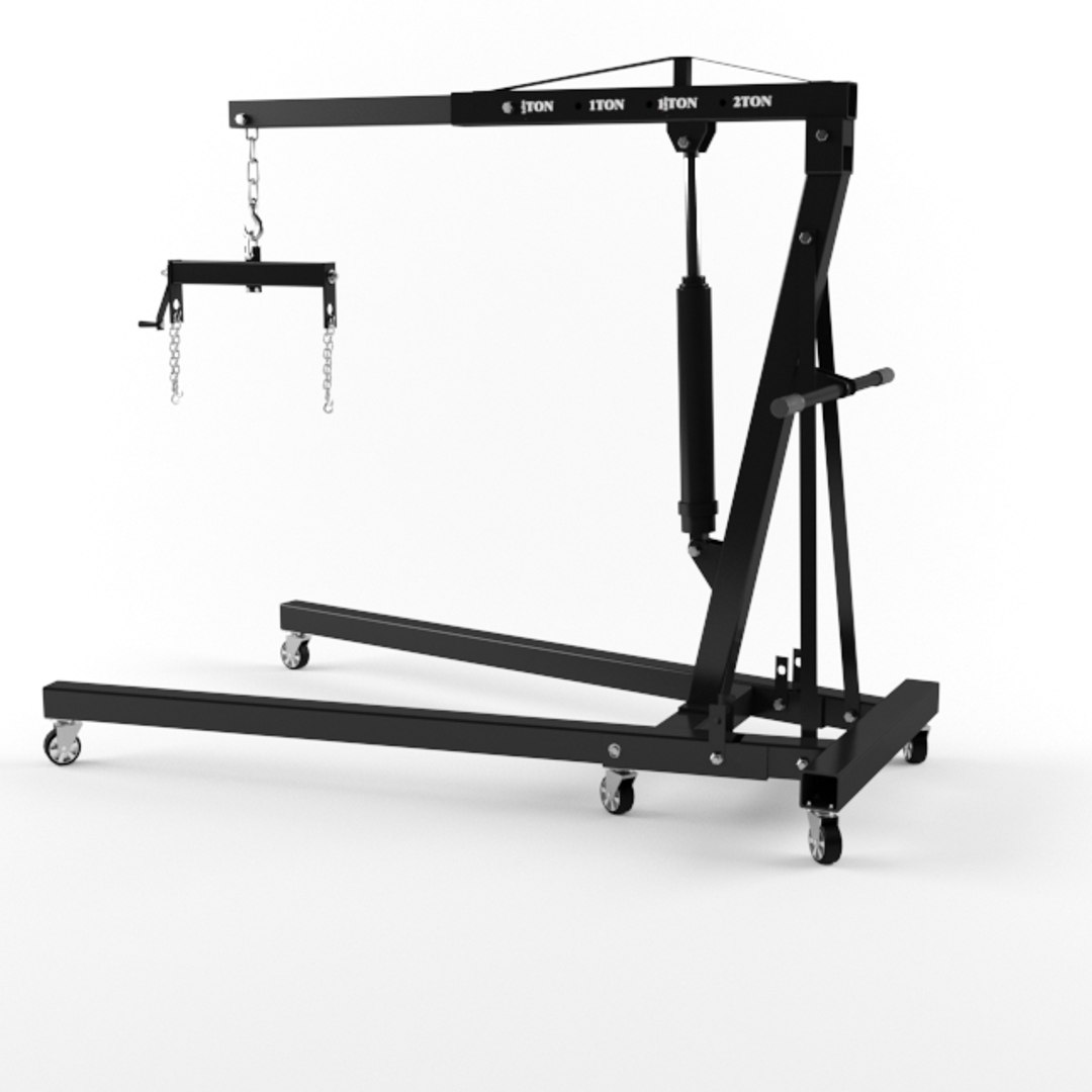 3D Engine Hoists 2 Model - TurboSquid 1350478