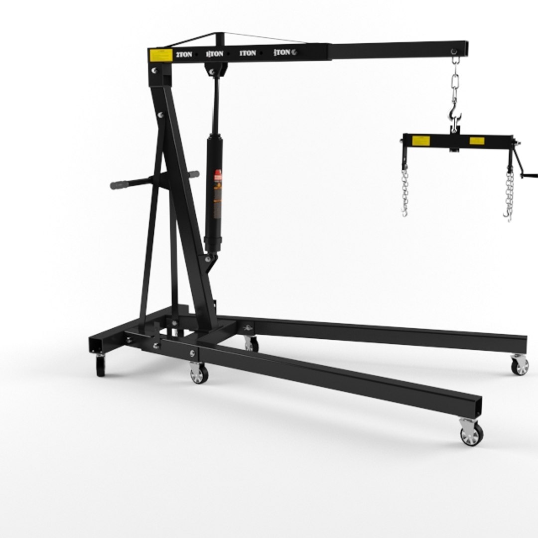 3D Engine Hoists 2 Model - TurboSquid 1350478