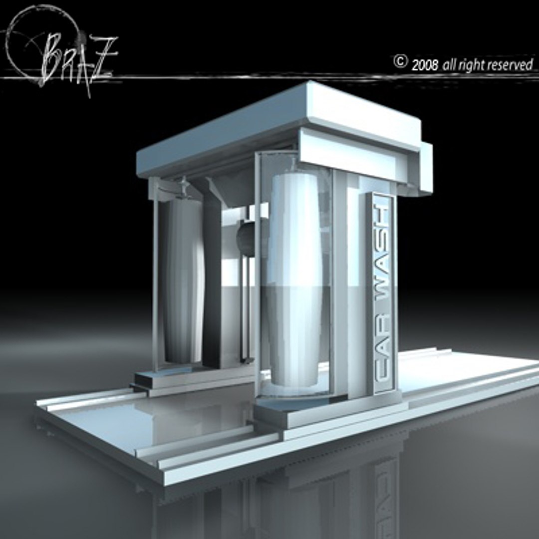 3d Model Car Wash