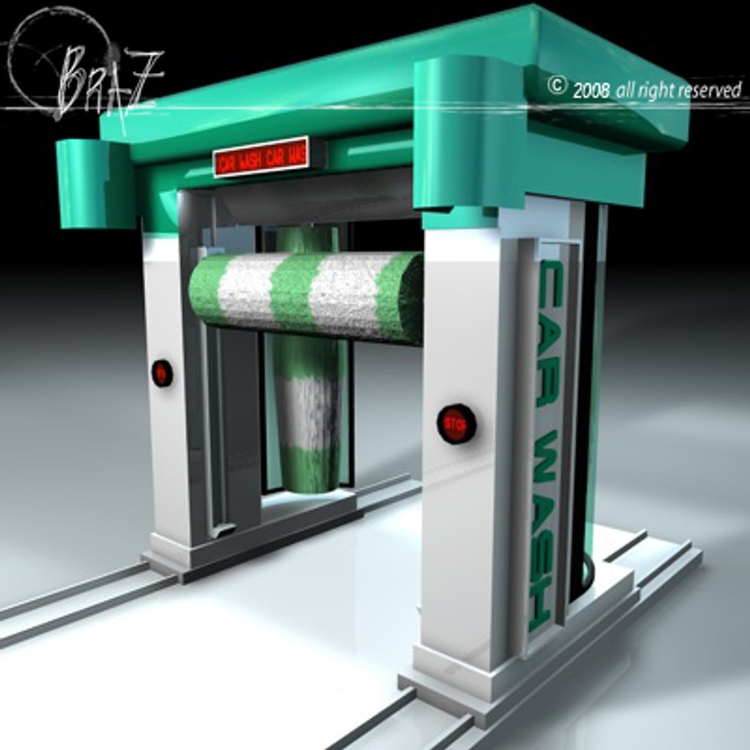 3d Model Car Wash