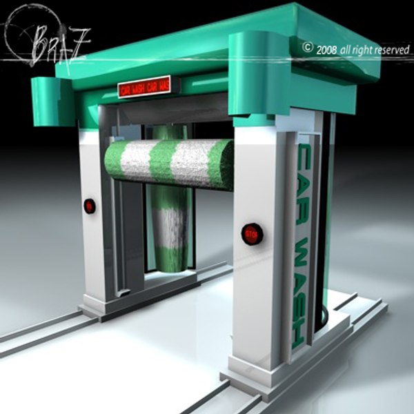 3d model car wash