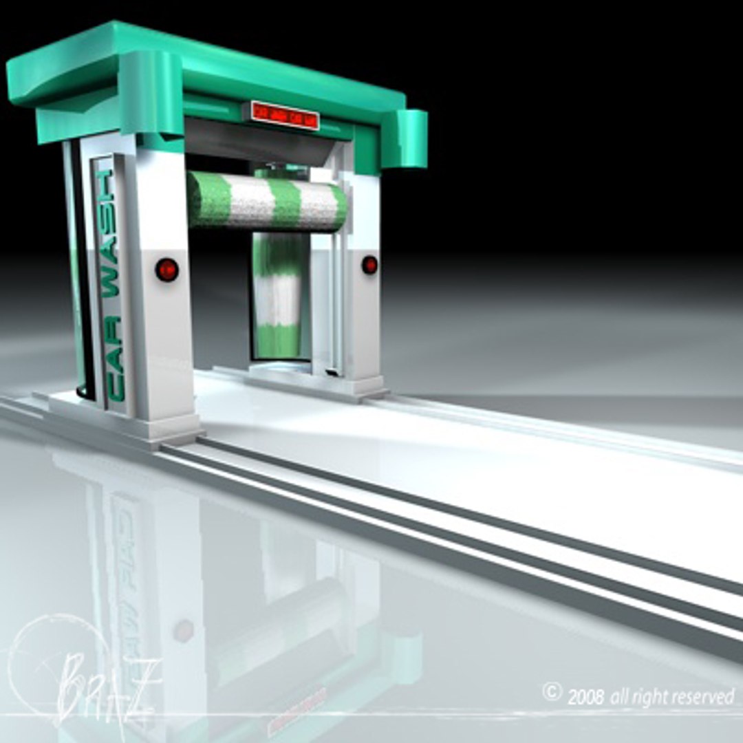3d Model Car Wash