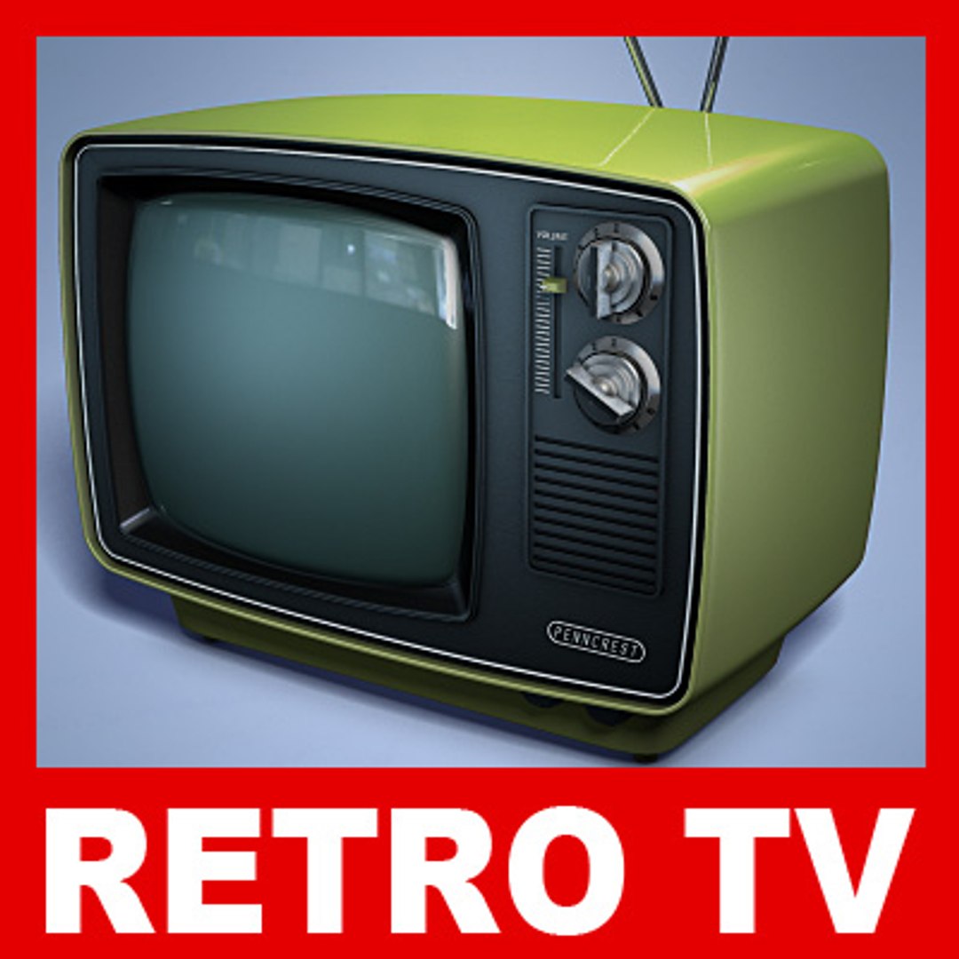 Retro Tv Set 3ds