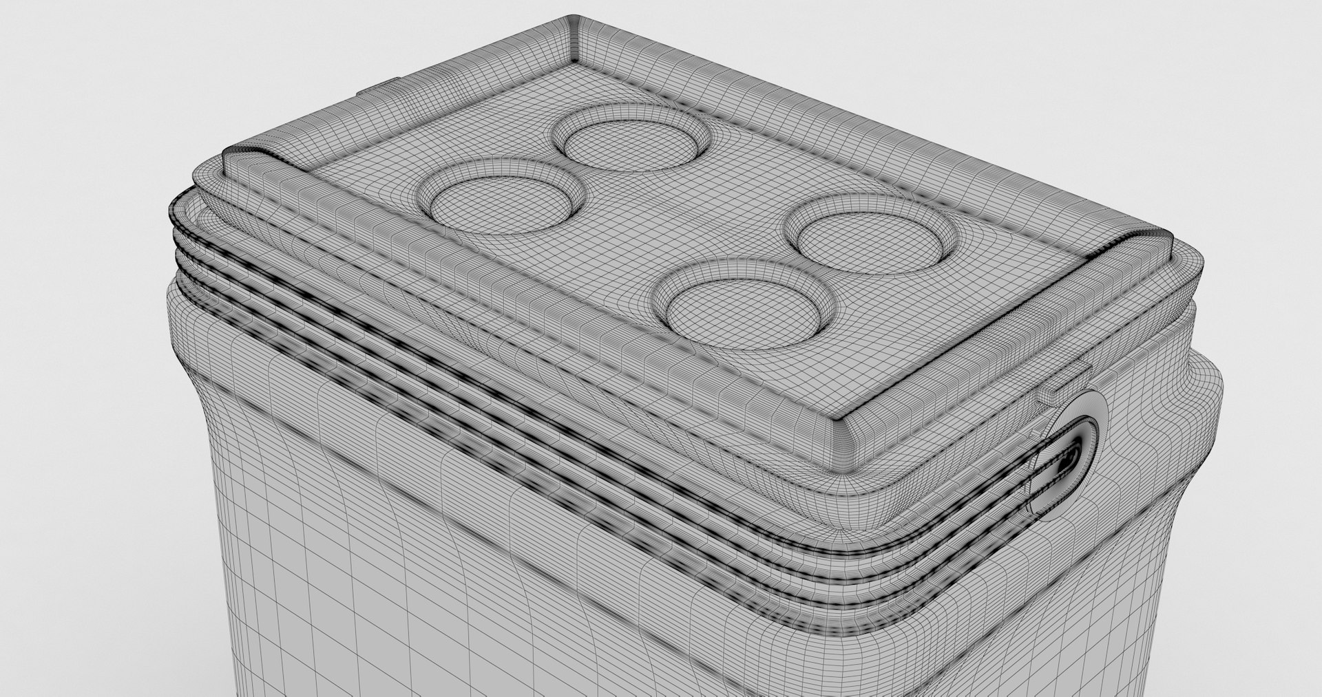 3D Cooler Box For Food Ice Beverages Etc - TurboSquid 2012602