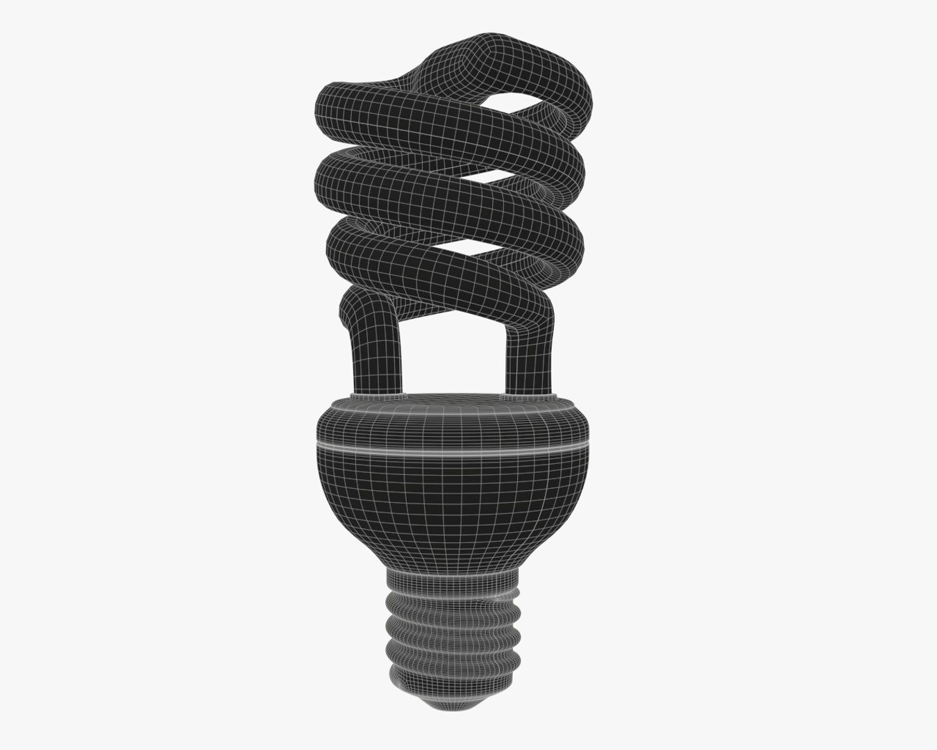 Compact Fluorescent Light 3D Model - TurboSquid 1389013