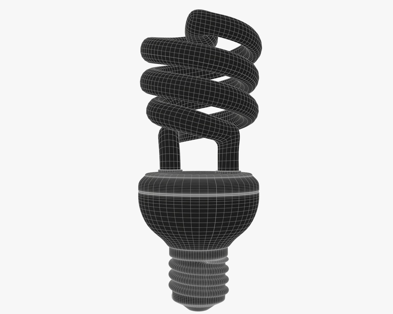 Compact Fluorescent Light 3D Model - TurboSquid 1389013