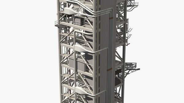 3D Rocket Launch Tower model - TurboSquid 1912168