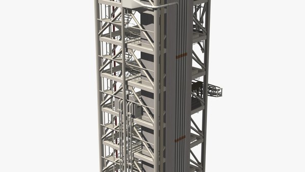 3D Rocket Launch Tower model - TurboSquid 1912168