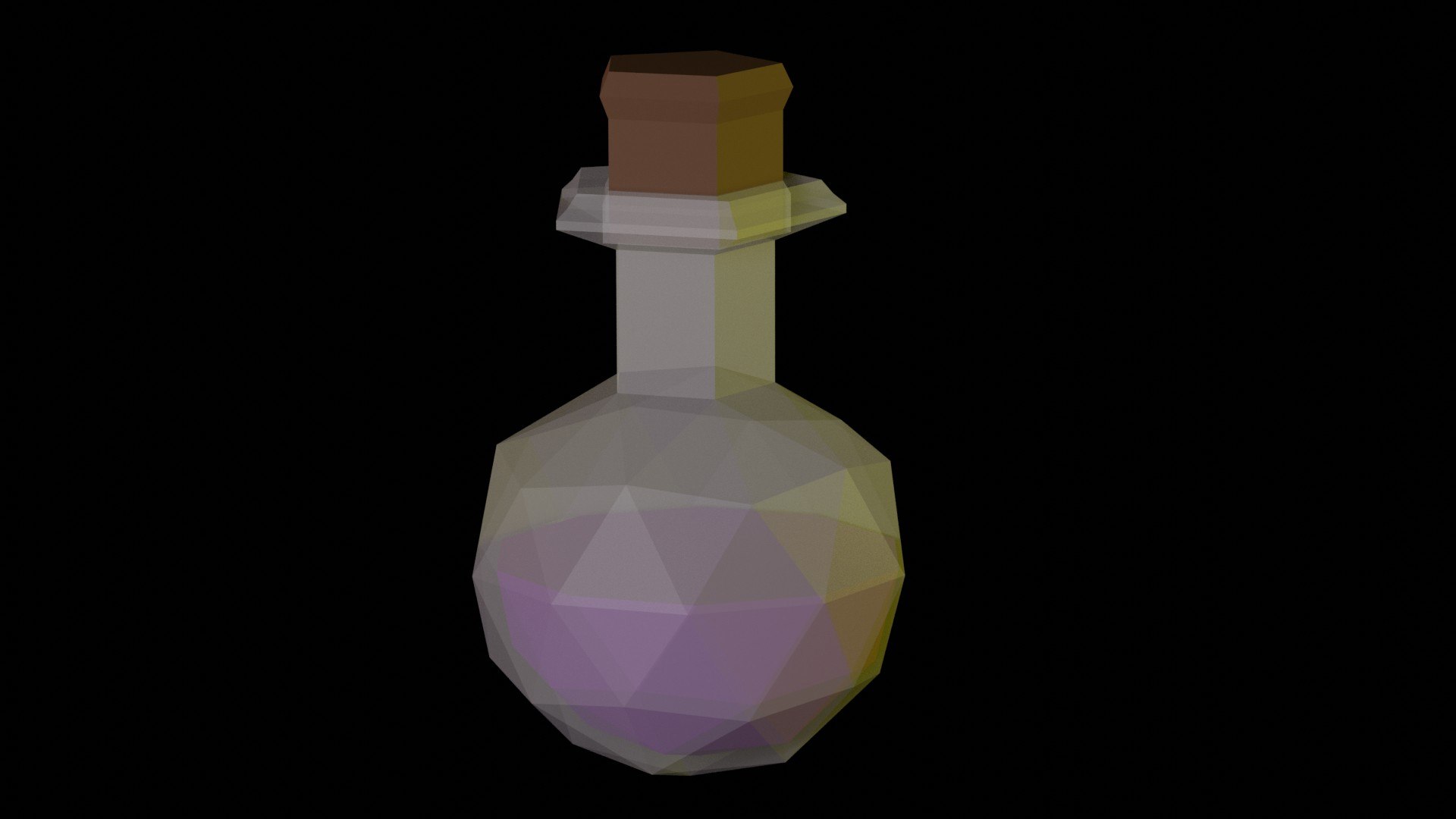 3D Model Low Poly Potions Model - TurboSquid 1717885