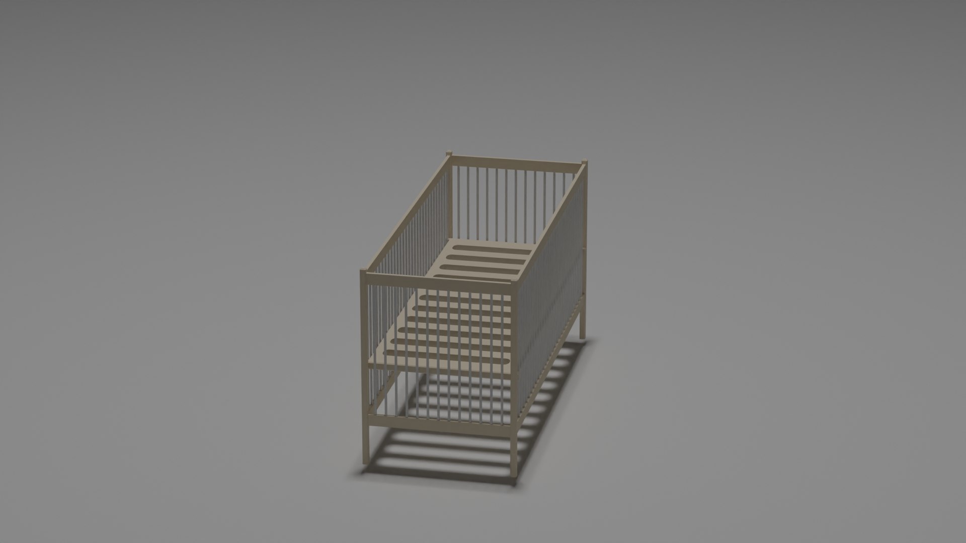 3D Cot model - TurboSquid 2153607