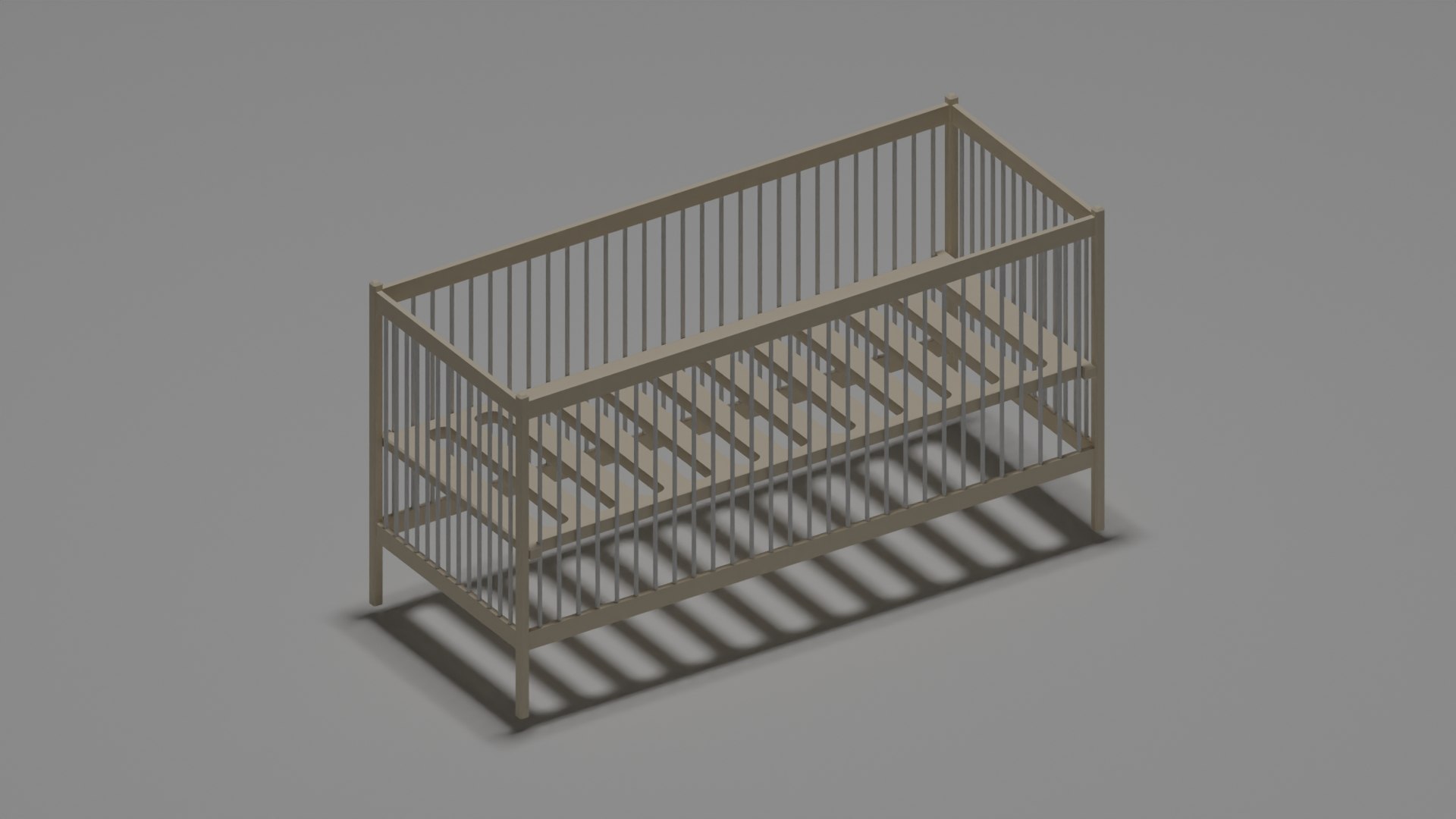 3D Cot model - TurboSquid 2153607