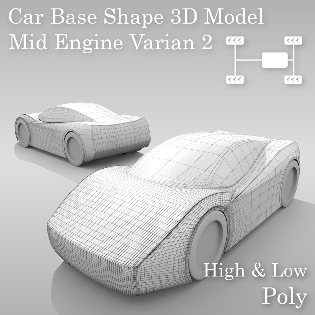 Car Base Variants 3D Model | 1145082 | TurboSquid
