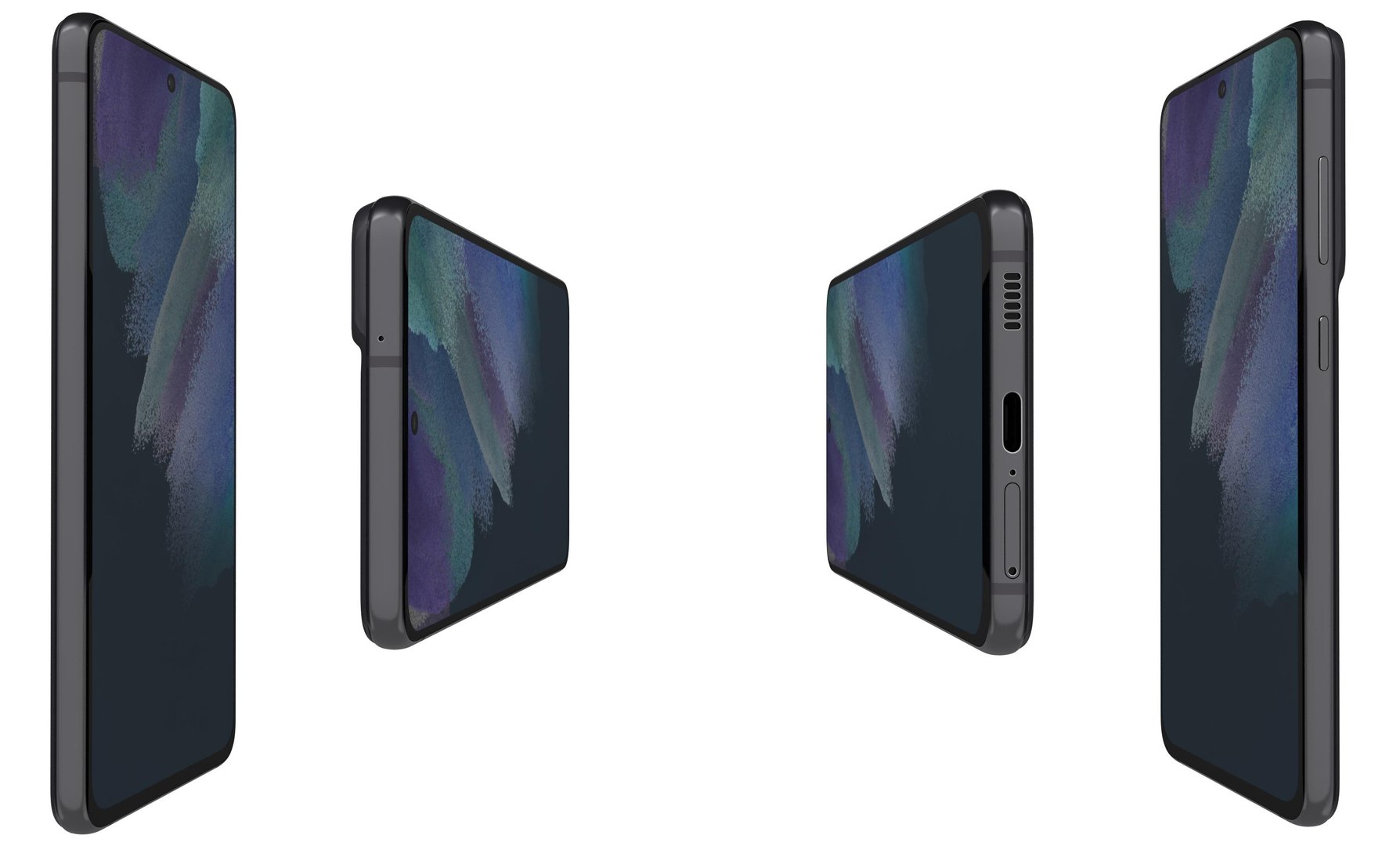 Samsung Galaxy S21 FE 5G Graphite 3D - TurboSquid 1845055