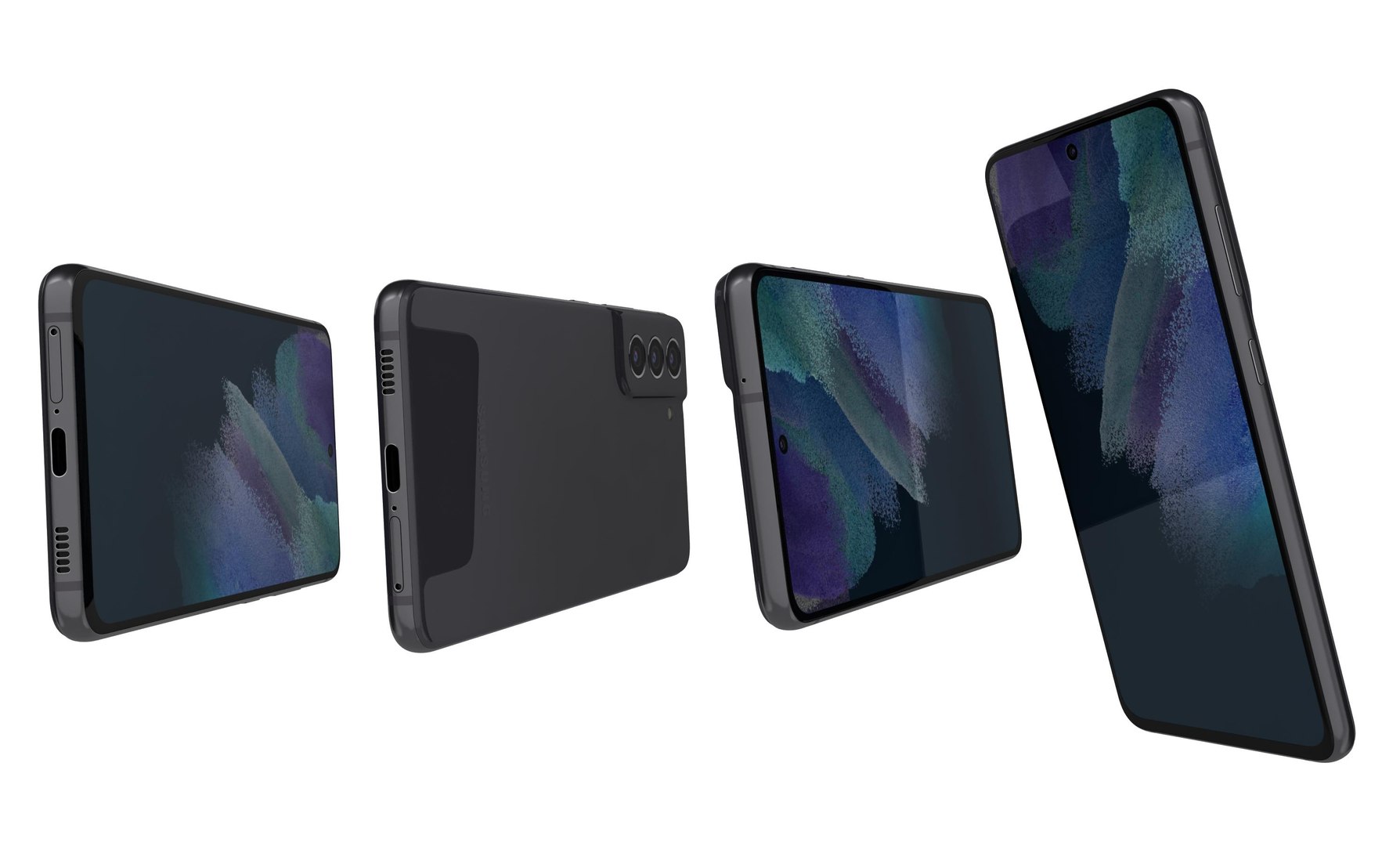 Samsung Galaxy S21 FE 5G Graphite 3D - TurboSquid 1845055