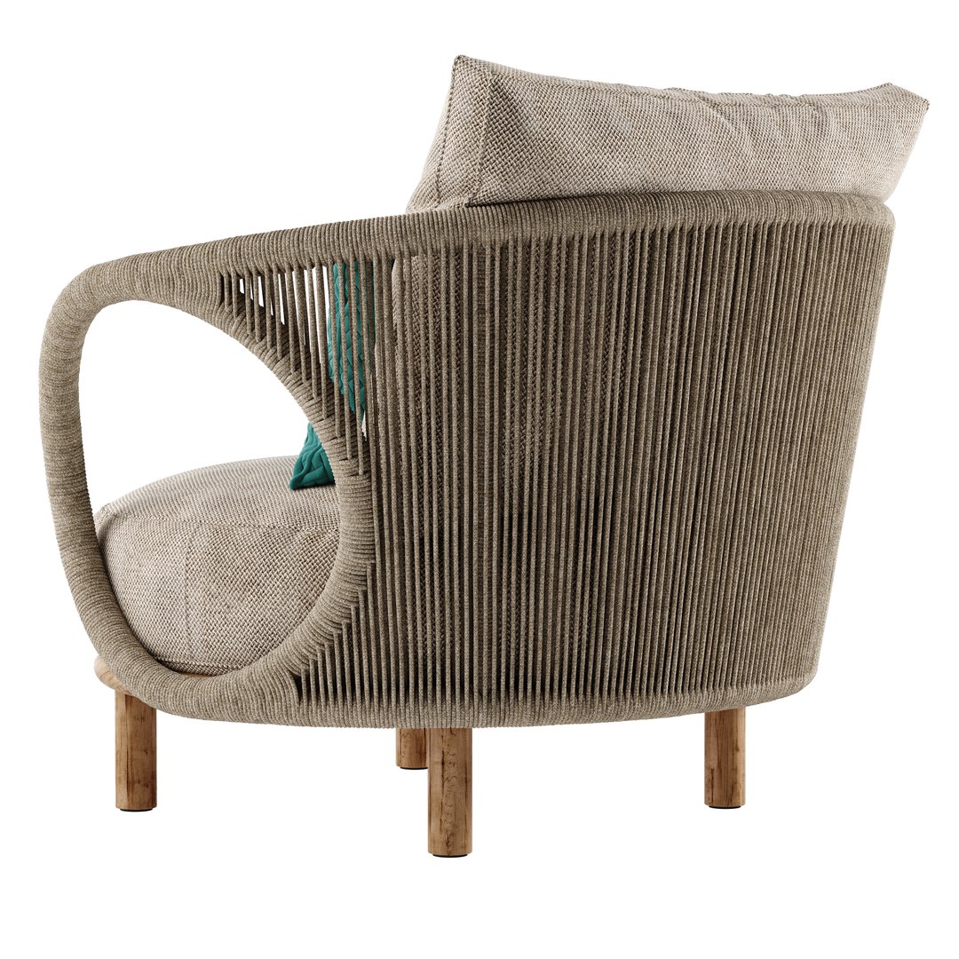 3D Model Talenti Karen Armchair - TurboSquid 2207141