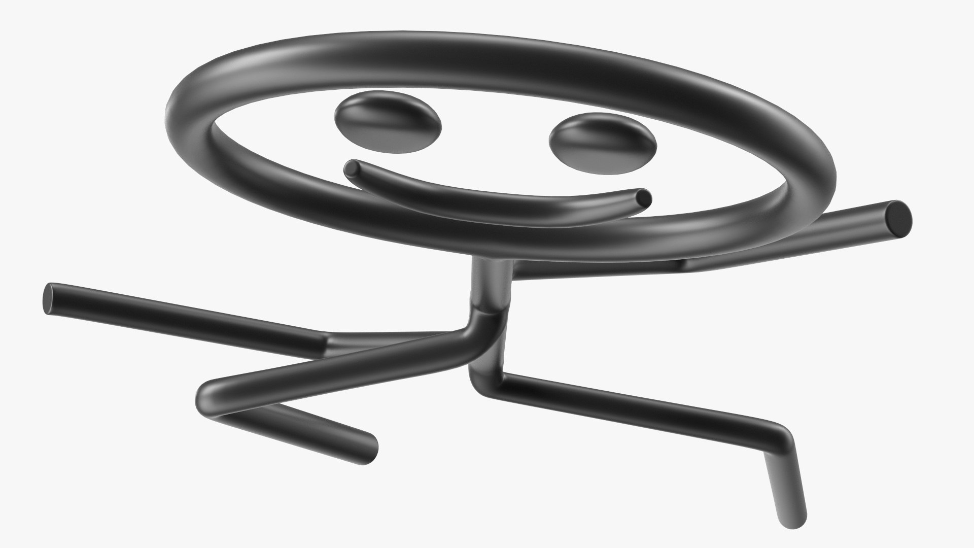 Stick Figure Running Pose Black 3D model - TurboSquid 2086094