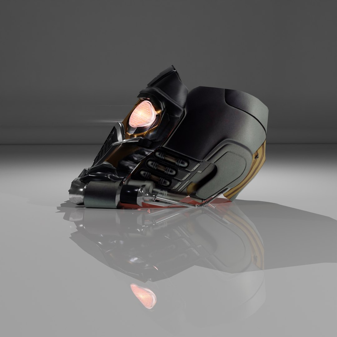 Free 3D Model Low-Poly Sci-fi Star-Lord 3D Model Blender Creation ...