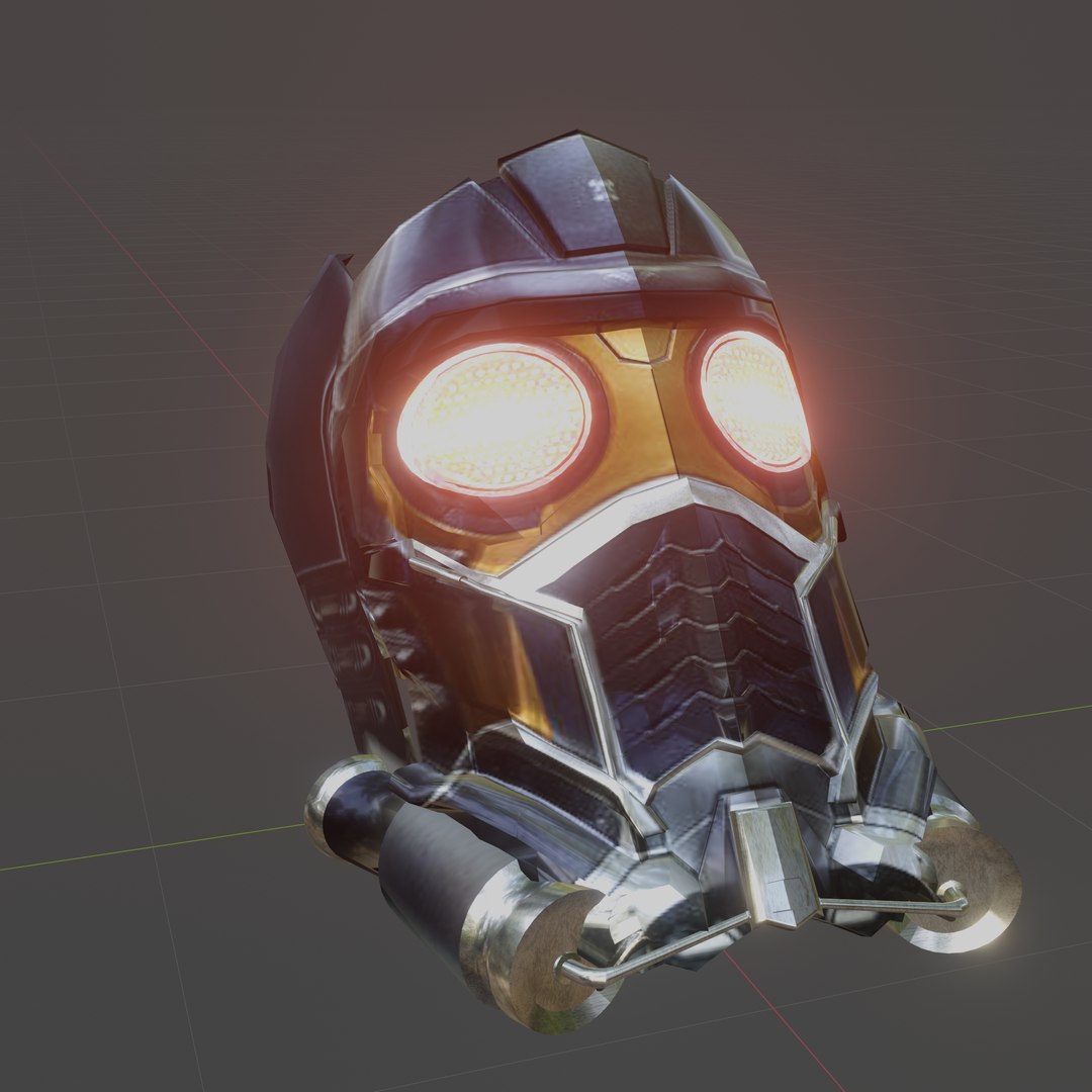 Free 3D Model Low-Poly Sci-fi Star-Lord 3D Model Blender Creation ...