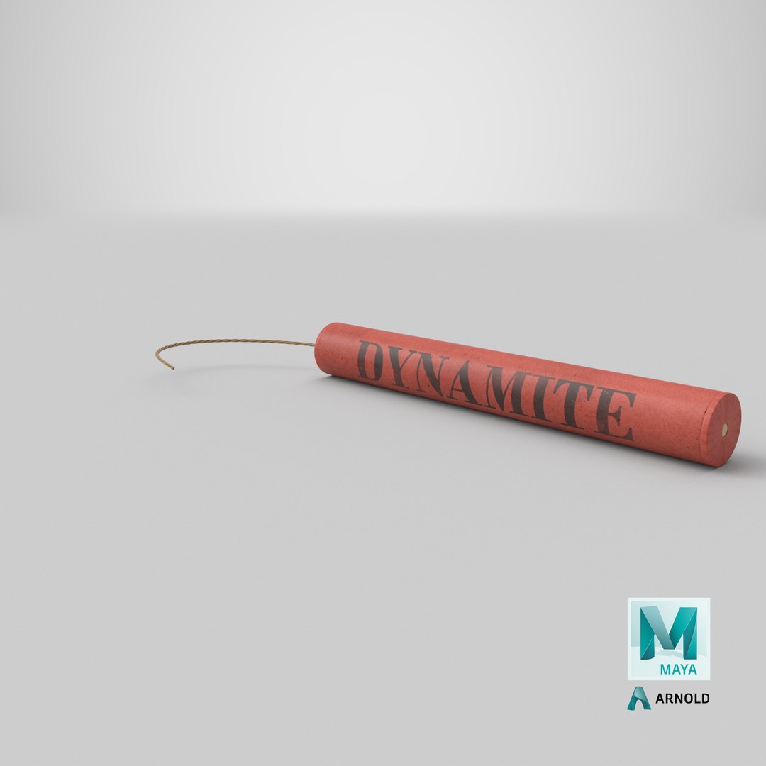 3D Dynamite Stick - TurboSquid 2103080