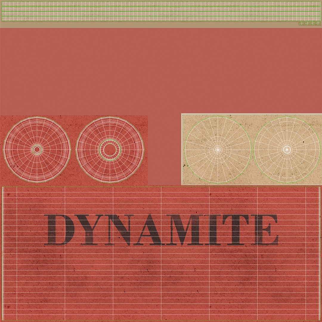 3D Dynamite Stick - TurboSquid 2103080
