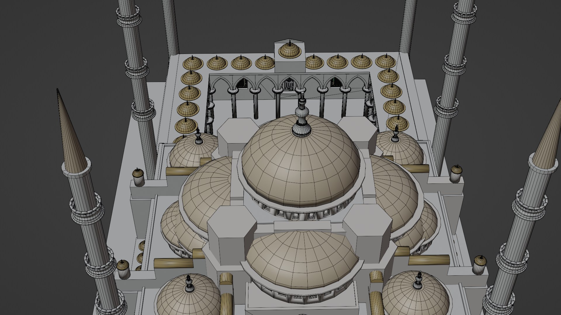 3D Mosque model - TurboSquid 2077599