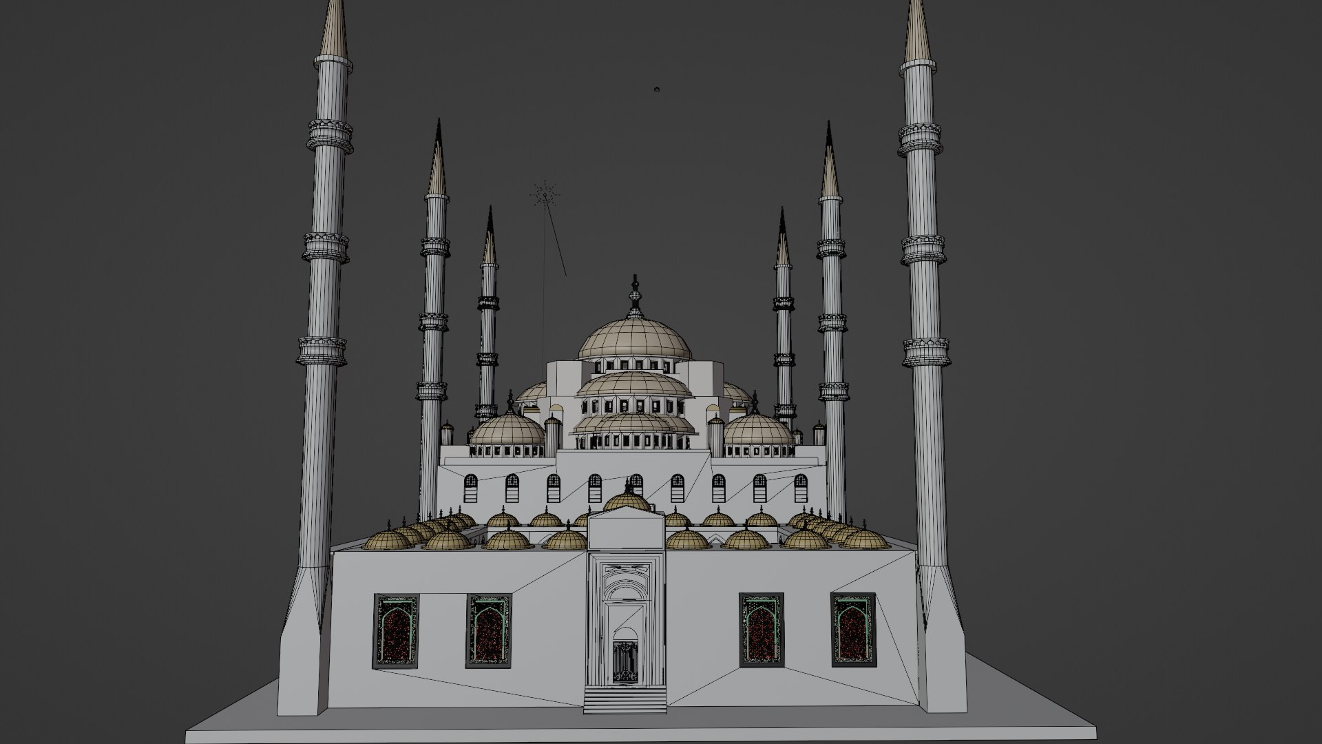 3D Mosque model - TurboSquid 2077599