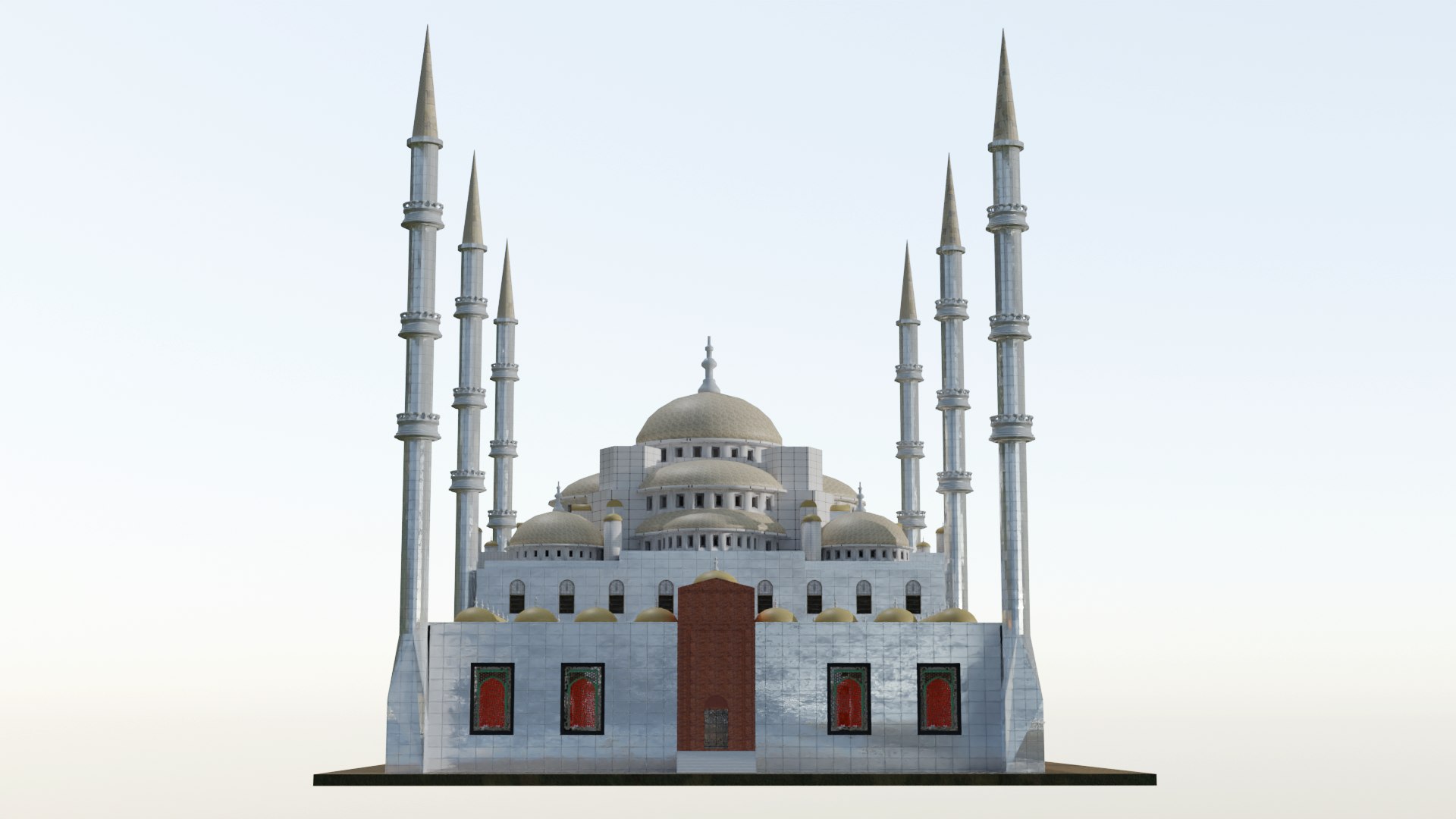 3D Mosque model - TurboSquid 2077599