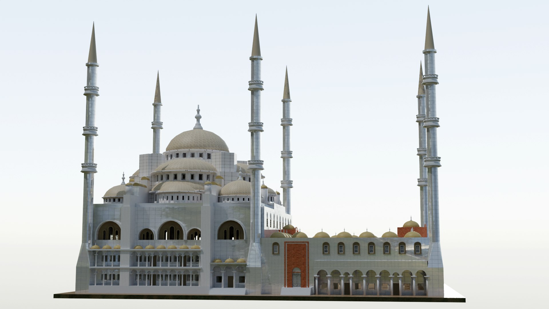 3D Mosque model - TurboSquid 2077599