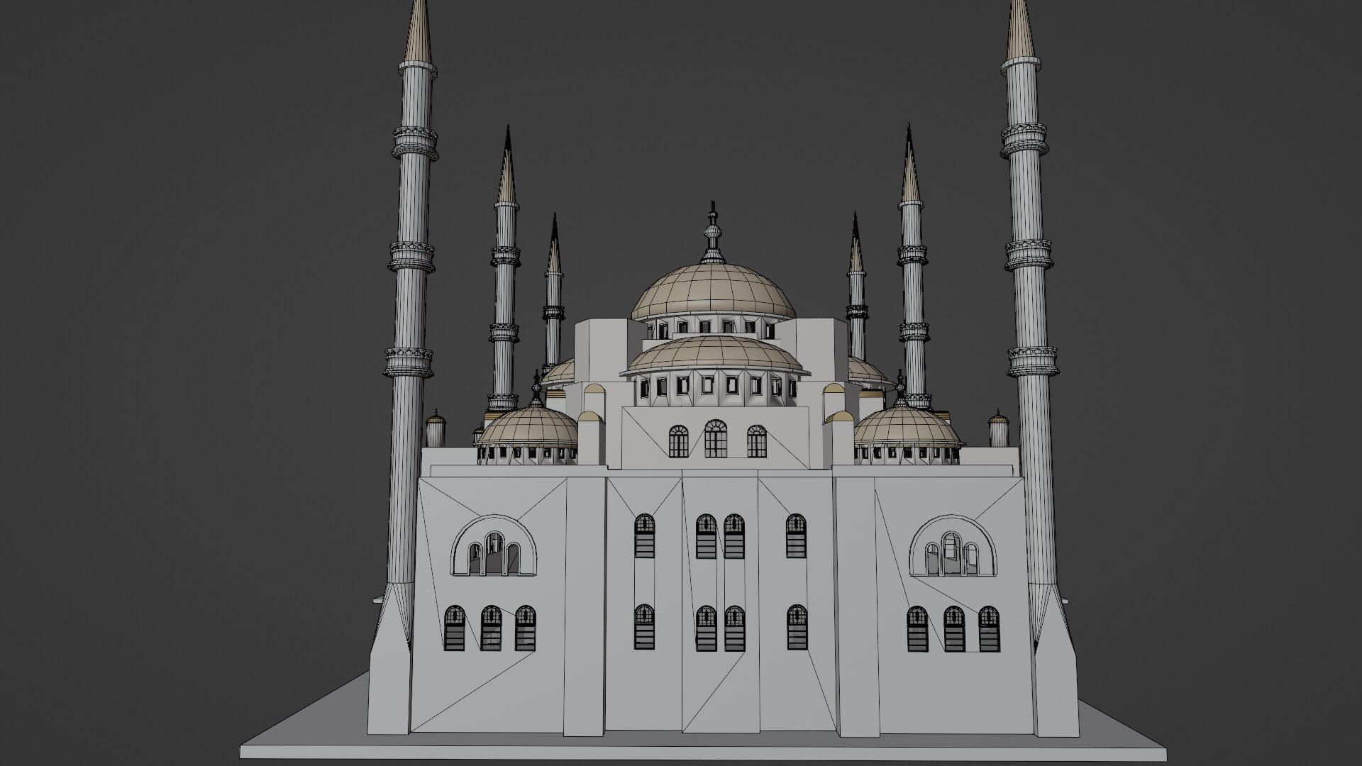 3D Mosque model - TurboSquid 2077599