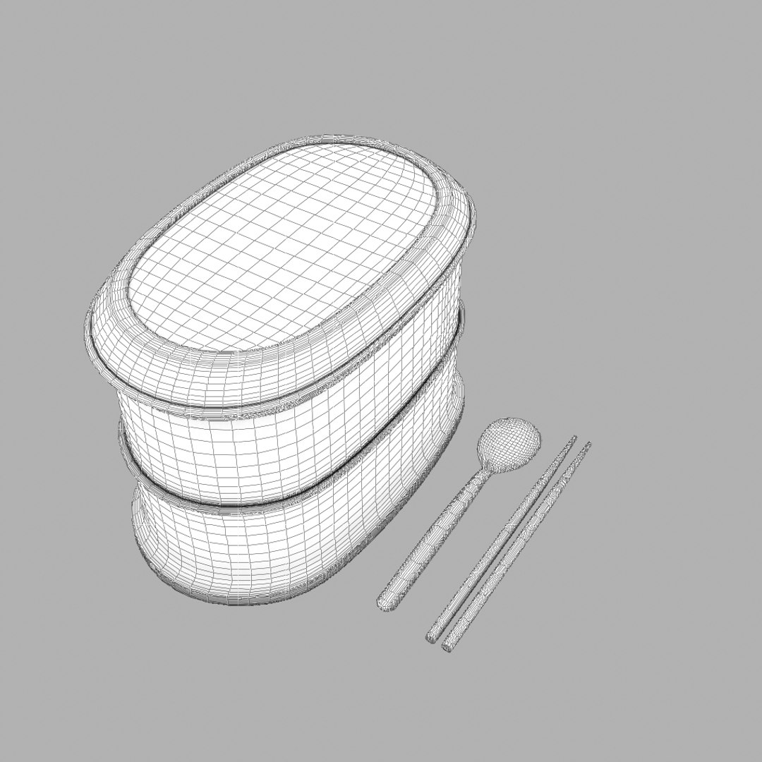3D lunch boxes - TurboSquid 1644094