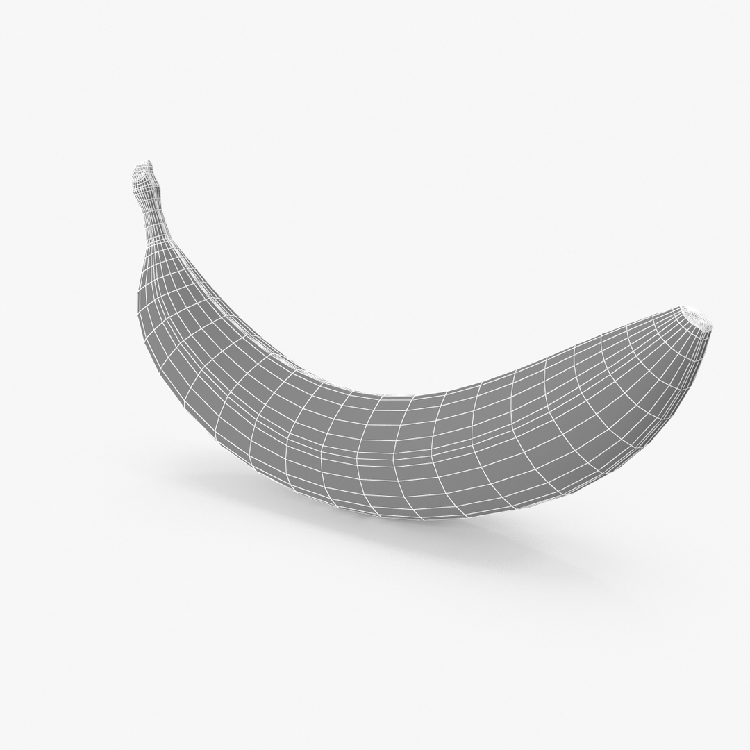 3d Banana Model
