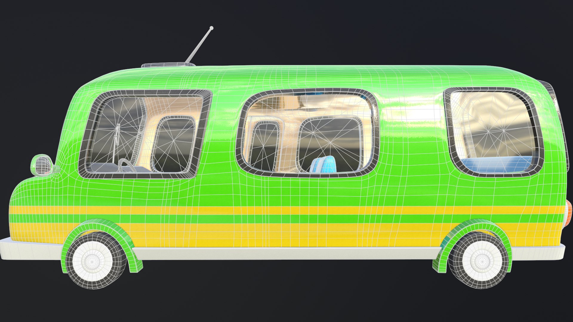 3D Bus 02 Cartoons - TurboSquid 1385850
