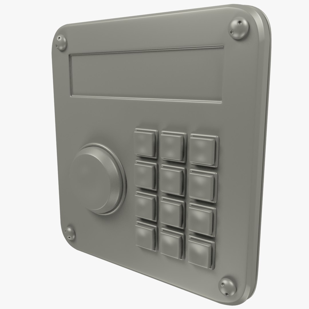 Keypad Buttons 3D Model - TurboSquid 1353052