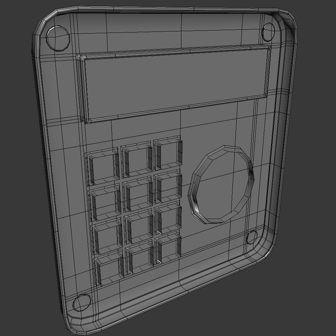 Keypad Buttons 3D Model - TurboSquid 1353052