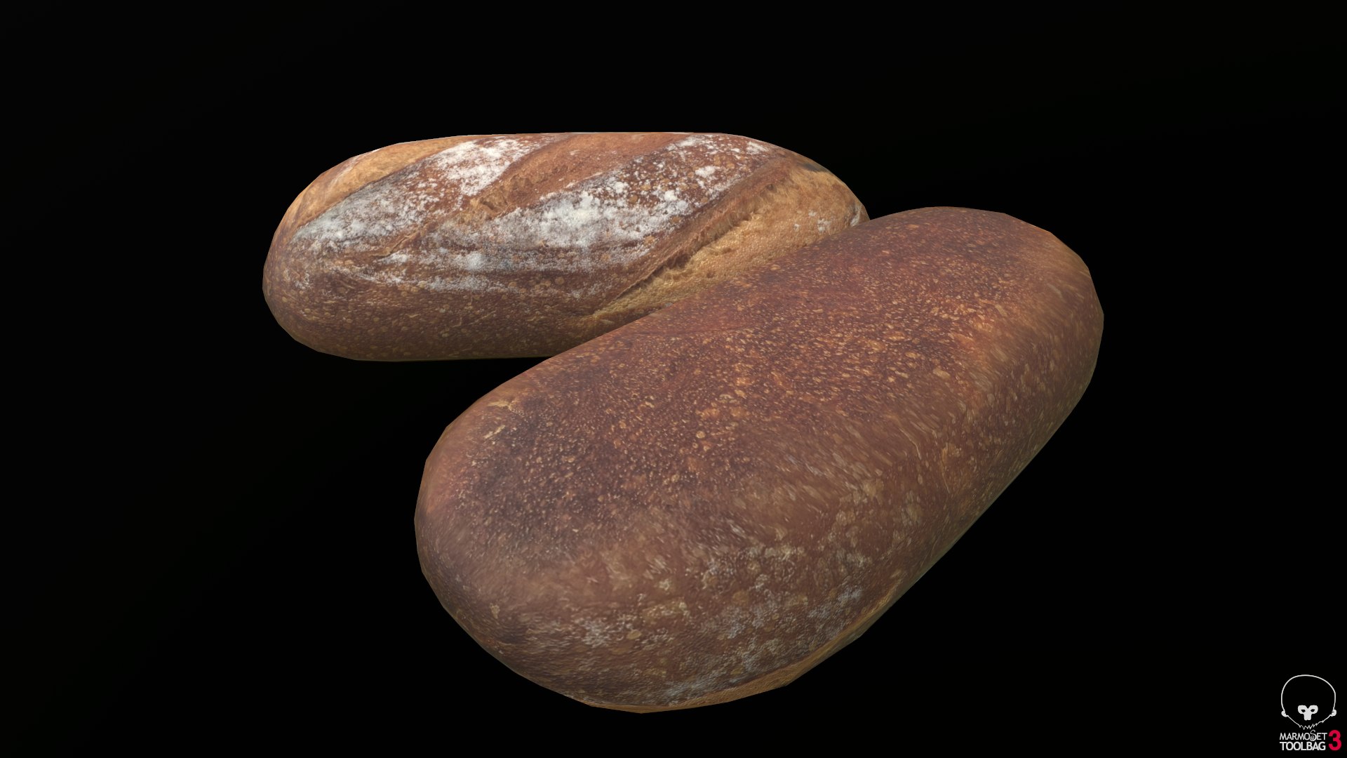 Rounded Loaf 3D Model - TurboSquid 1311069
