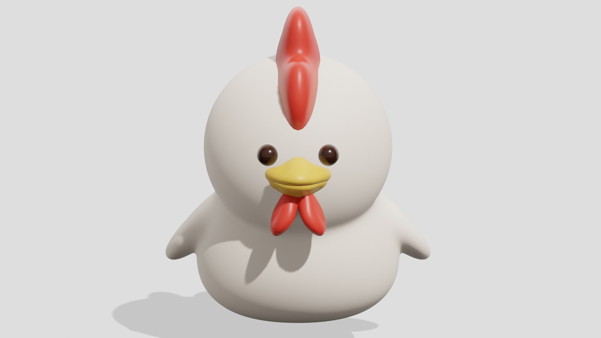 Cute chicken 3D model - TurboSquid 2103815