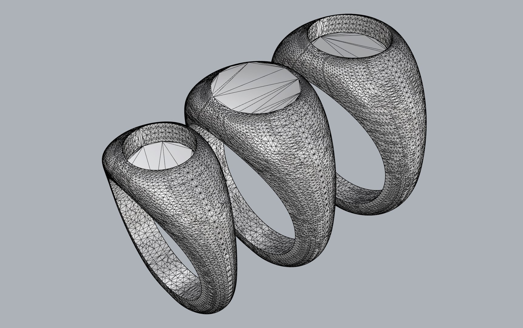 Rings Maker Program based on Open CASCADE 3D modelling kernel 3D model ...