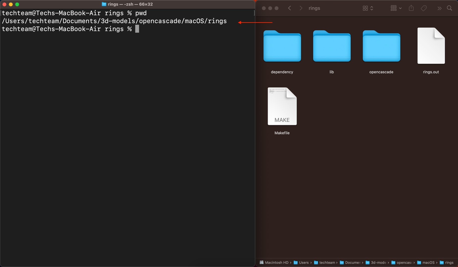 Rings Maker Program based on Open CASCADE 3D modelling kernel 3D model ...