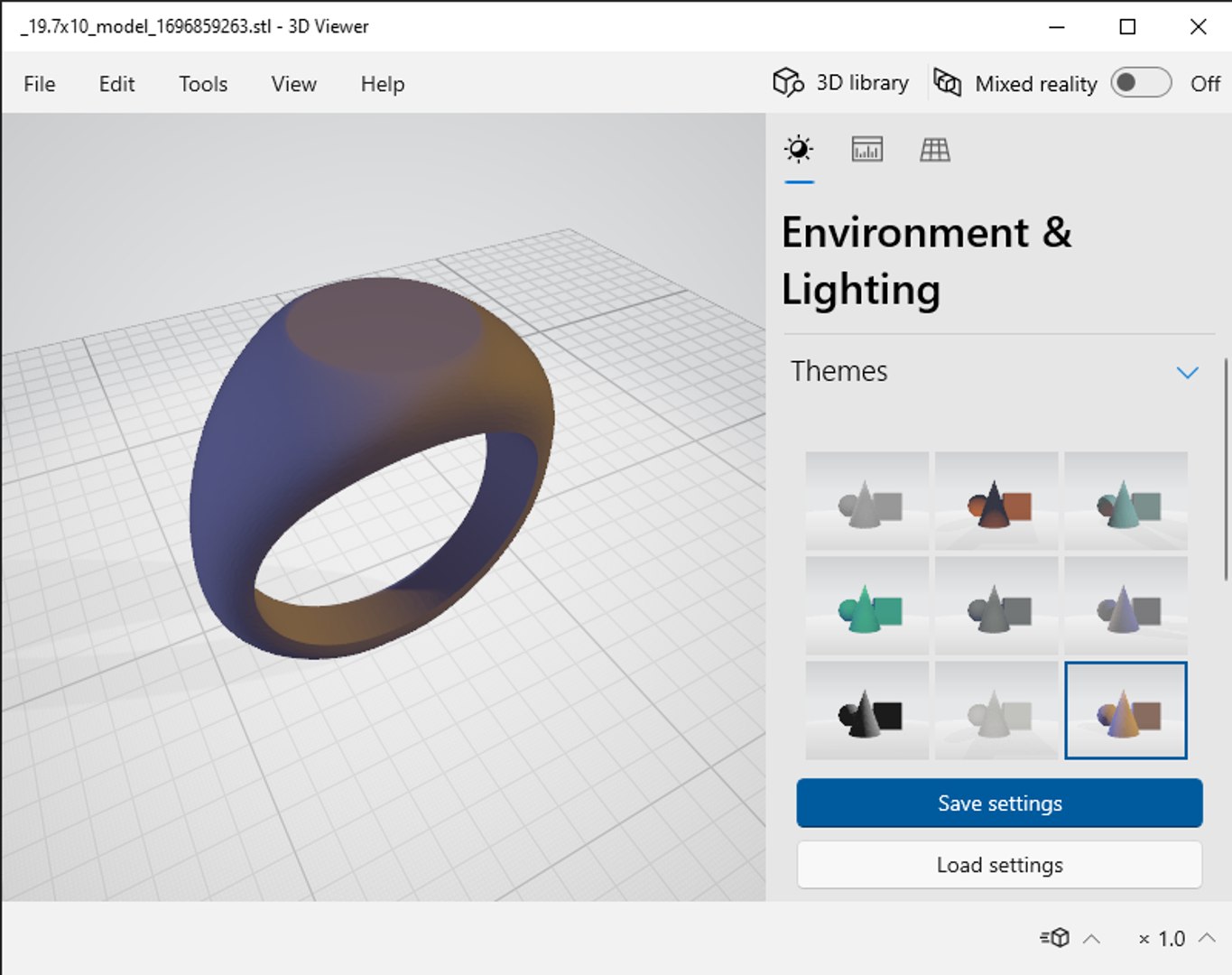 Rings Maker Program based on Open CASCADE 3D modelling kernel 3D model ...